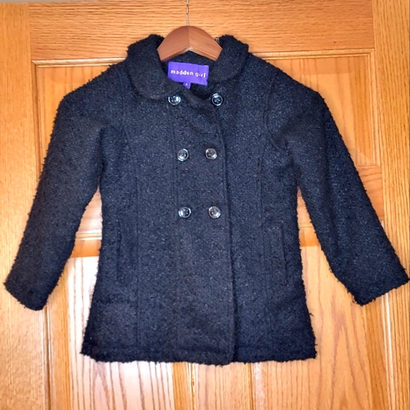 Madden Girl | Jackets & Coats | Madden Girl Black Faux Boucle ...